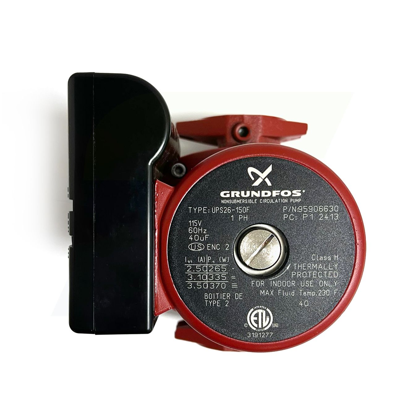 UPS26-150F 3-Speed Cast Iron Circulator Pump 115V, 1/2 HP – SupplyStop.com