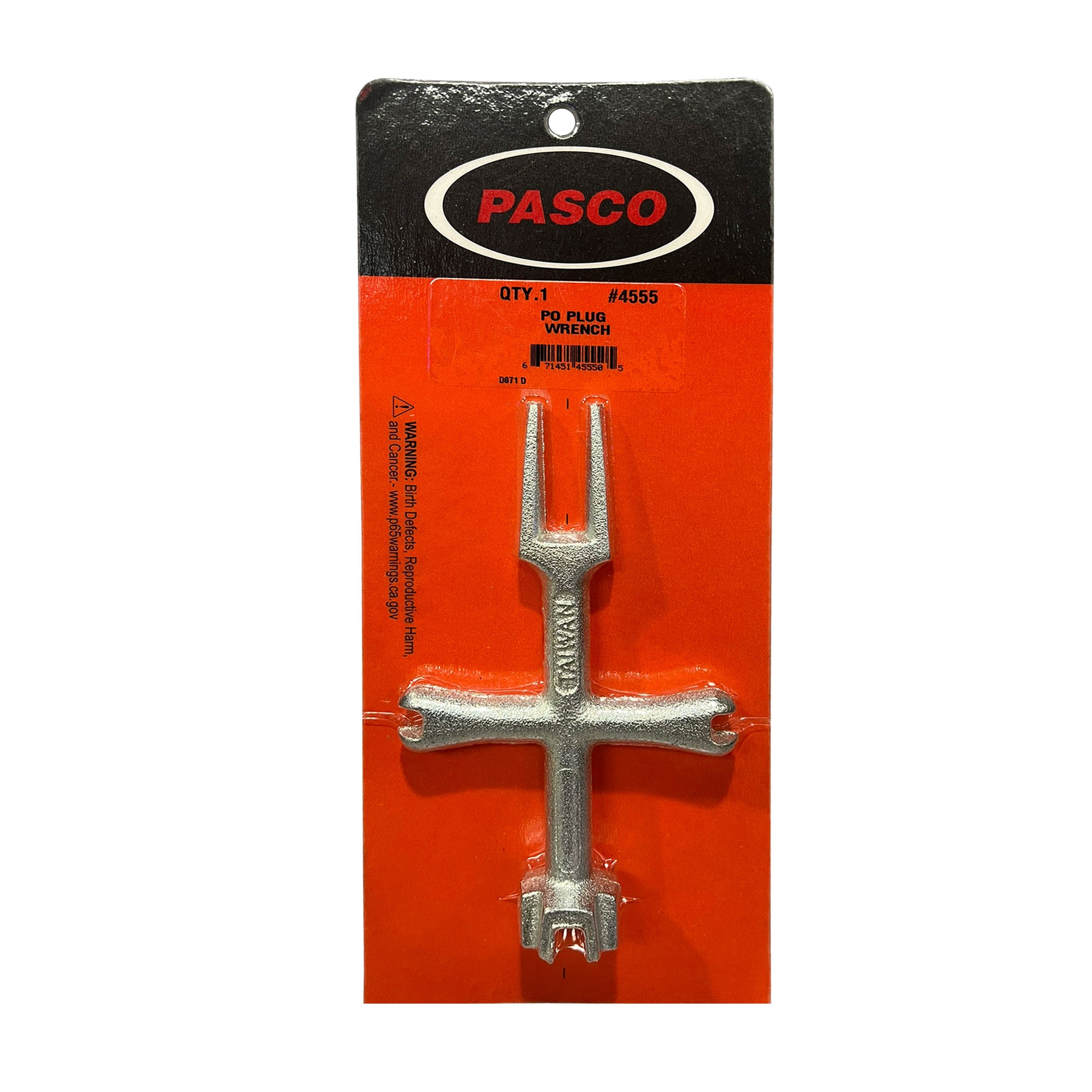 Pasco 4555 - PO Plug and Tub Drain Wrench – SupplyStop.com