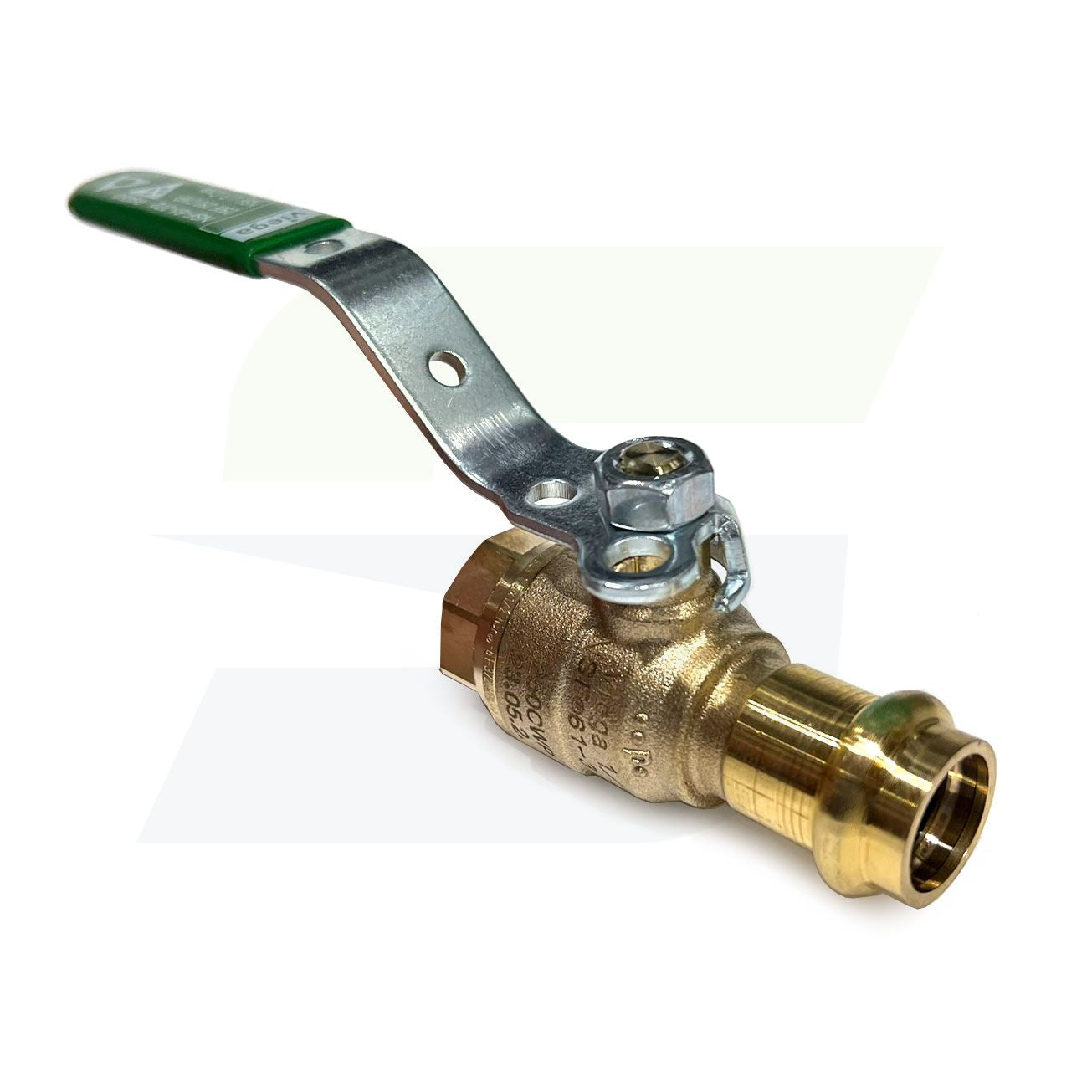 79970 - 1/2" Press x 1/2" FPT ProPress Bronze Full Port Ball Valve w ...