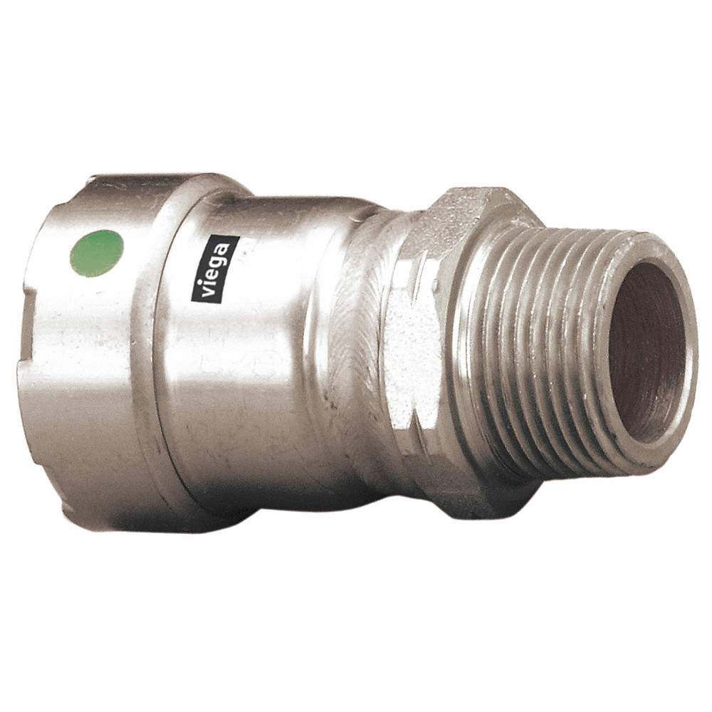 90245 - 1" MegaPress 316 Stainless Steel Male Adapter (Press x Male ...