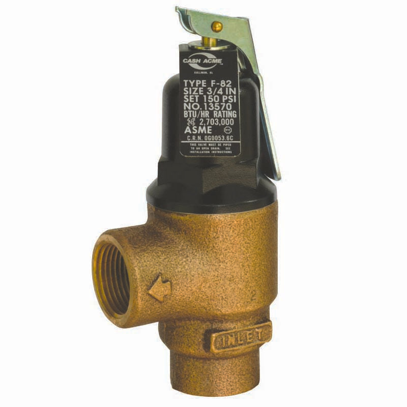 15673-0125 - 1" F-82 Bronze Pressure Relief Valve, 125 PSI – SupplyStop.com