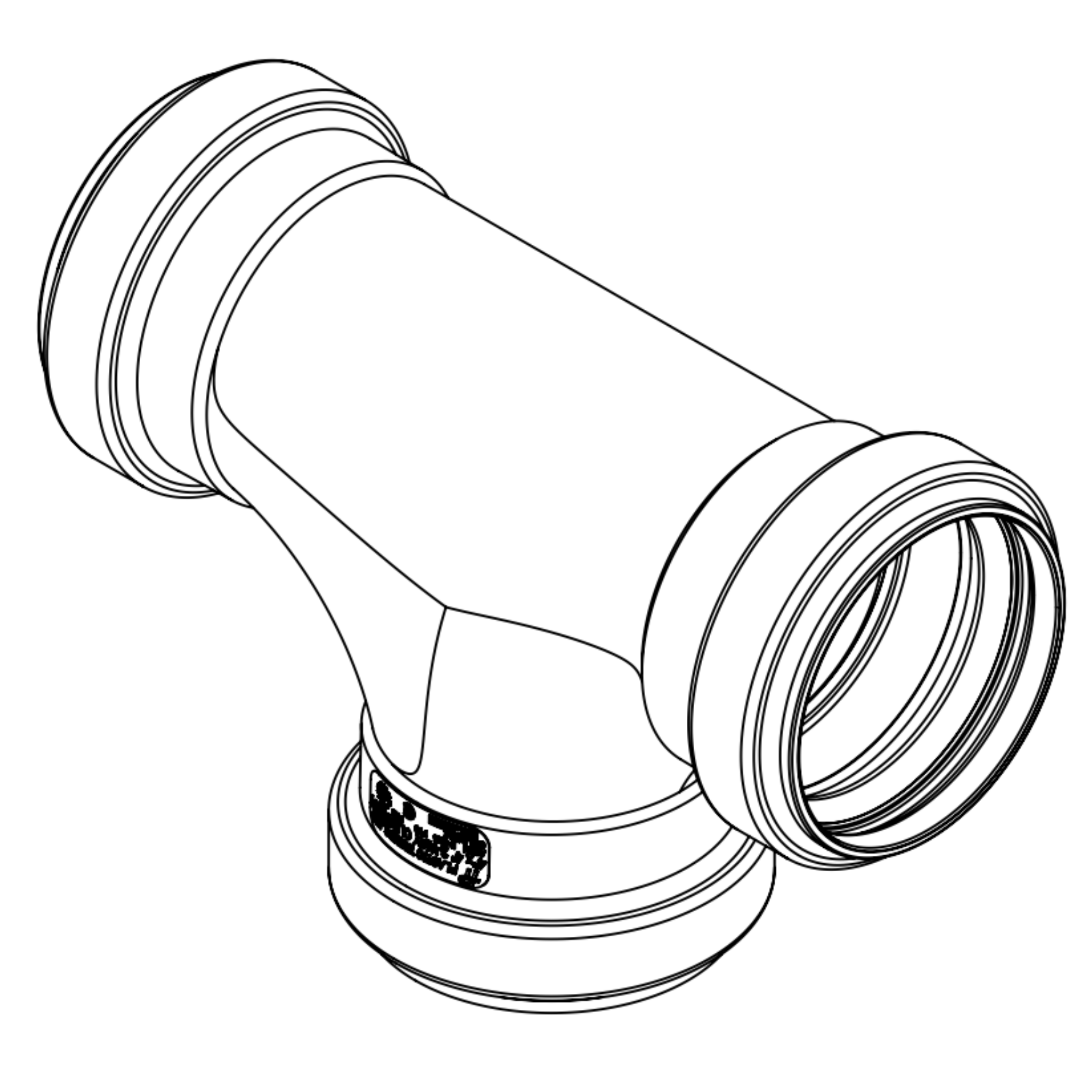 4" 2-Way Cleanout - Gasketed Sewer Fitting - SDR 35 PVC – SupplyStop.com