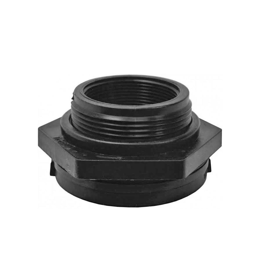 60124 - 1-1/2" Polypropylene Bulkhead Fitting - Female NPT – SupplyStop.com