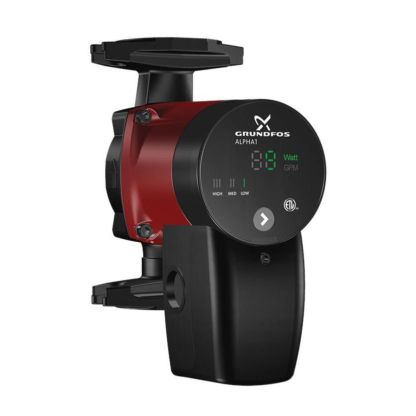 Grundfos ALPHA1 15-55F ECM High Efficiency Circulator Pump - 1/16 HP ...