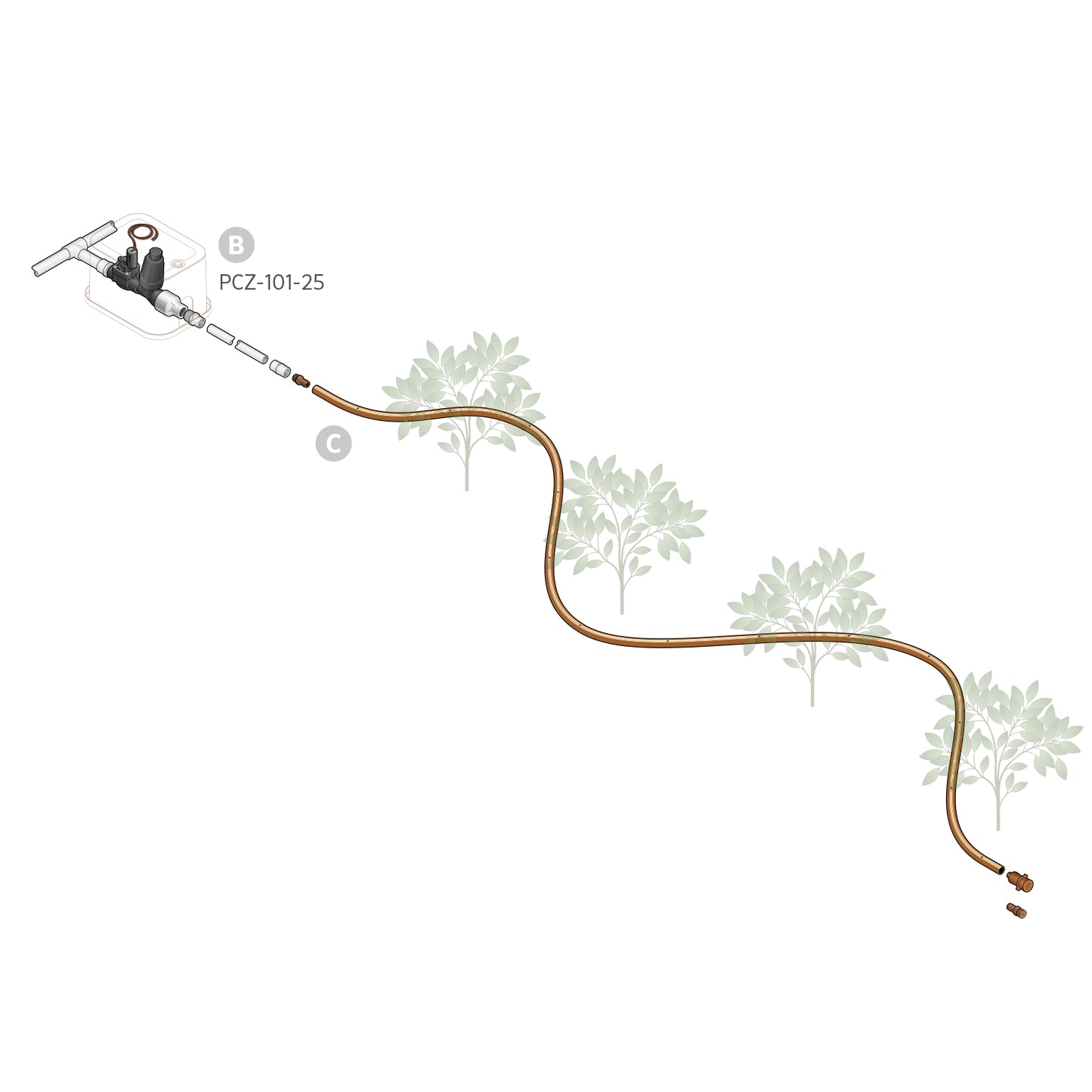 PCZ-101-25 - Drip Control Zone Kit - 1" PGV Flow Control Valve, Filter – SupplyStop.com