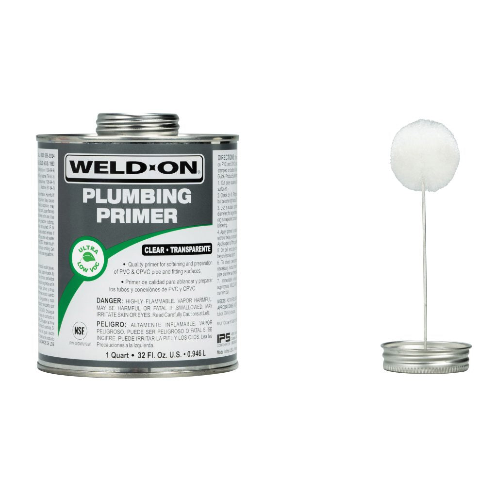 Weld-On Clear Plumbing Primer for PVC & CPVC - 14031 - 1 Pint ...