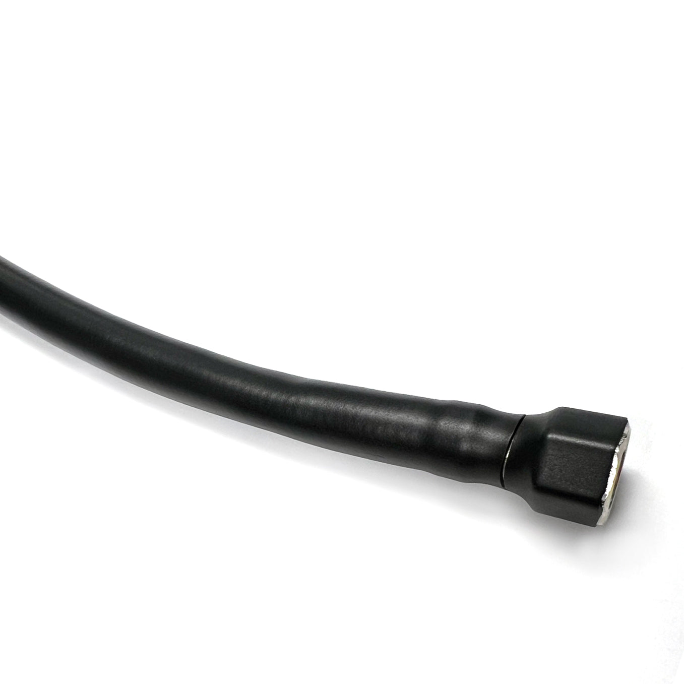 16" Black Toilet Supply Line - Decorative Stainless Steel Braided Hose ...