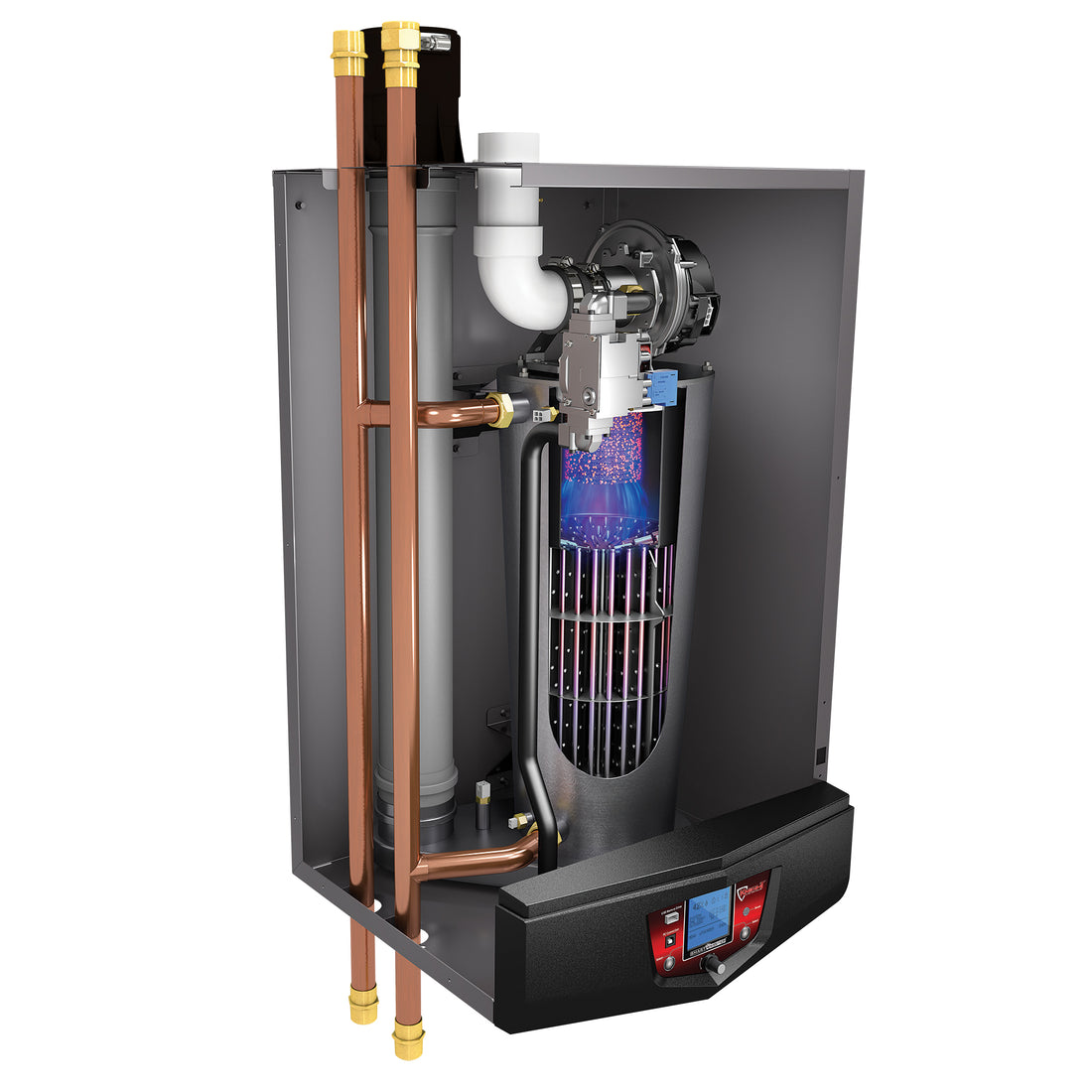 Lochinvar WHB199 - Knight 199,000 BTU Wall Mounted Condensing Fire Tube ...