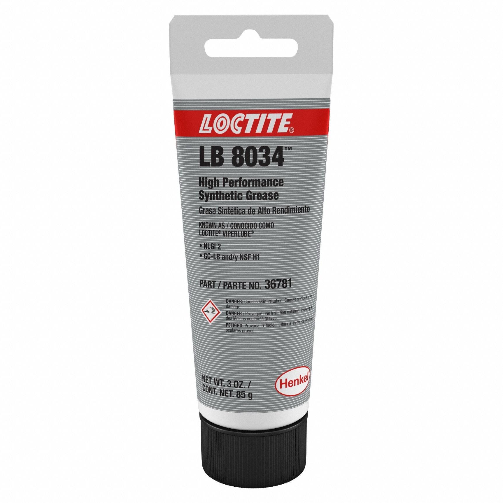 Loctite Viperlube LB 8034 - HP Multi-Purpose Synthetic Grease - 3 oz ...