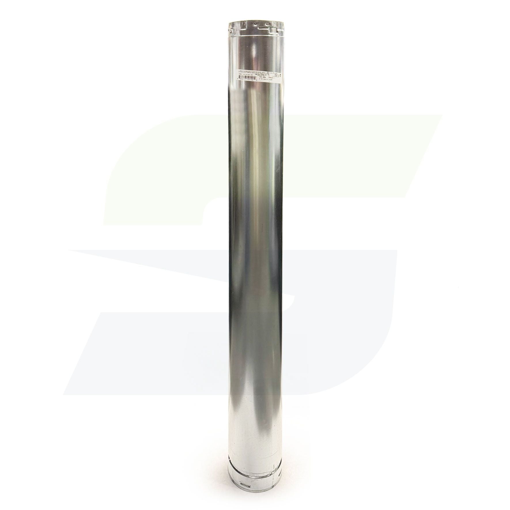 4" x 48" Type-B Gas Vent Round Pipe | Metal-Fab 4M4 – SupplyStop.com