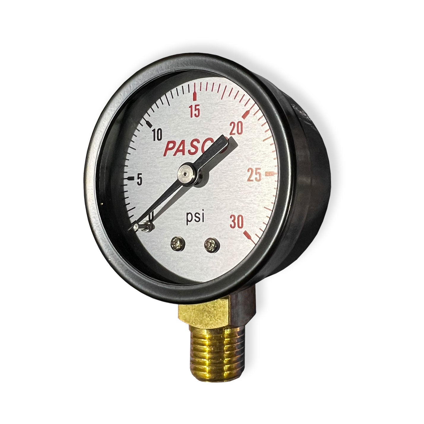 Pasco 1727 2" Pressure Gauge - 1/4" MPT - 30 PSI – SupplyStop.com
