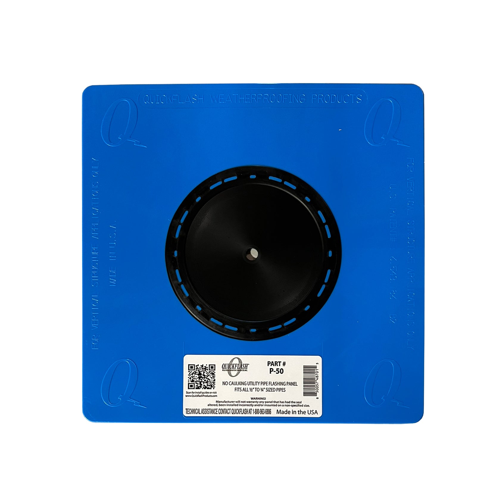 P-50 - Plumbing, Gas & HVAC Flashing Panel – SupplyStop.com