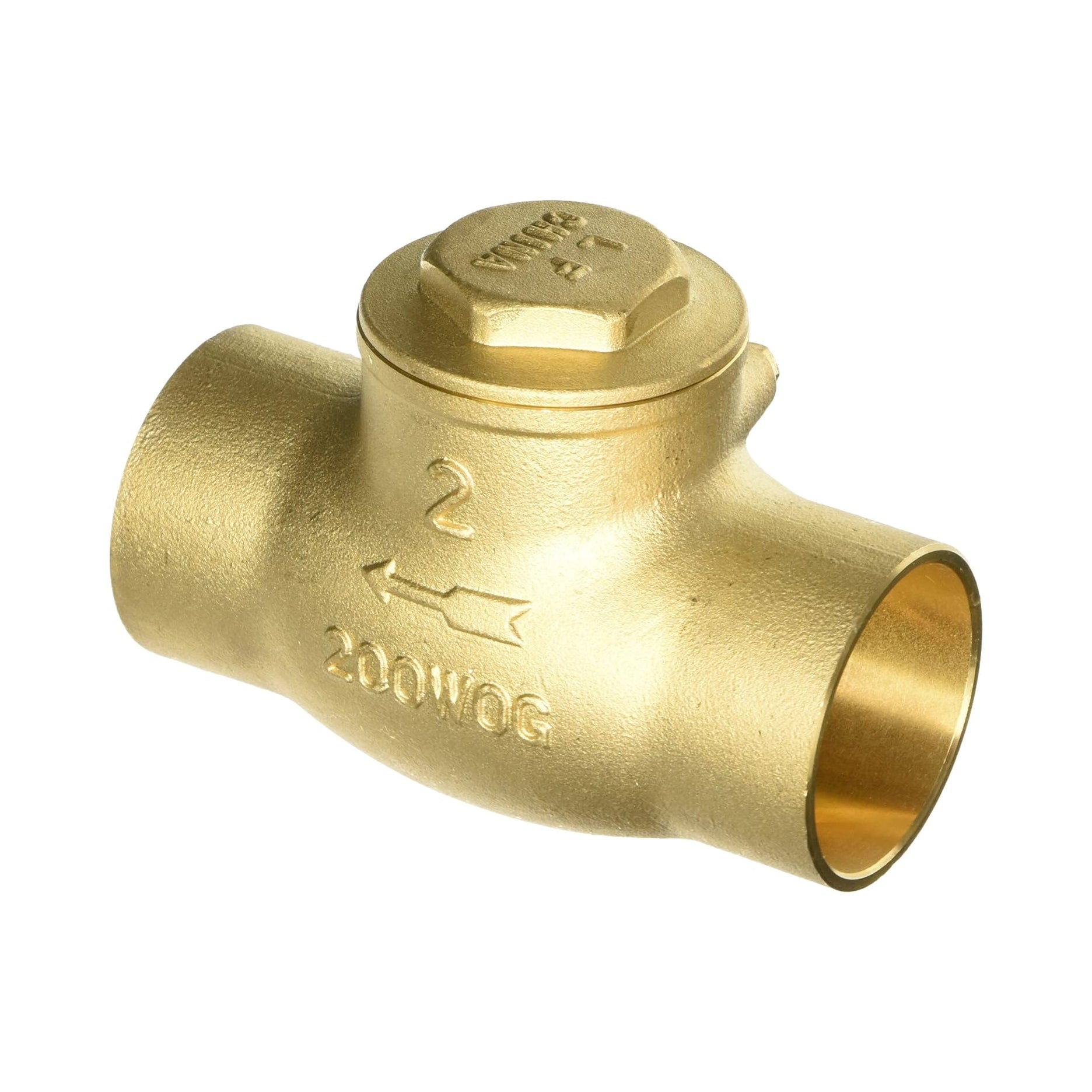 2RW247AB - Lead Free Brass Swing Check Valve - Solder - 2" – SupplyStop.com
