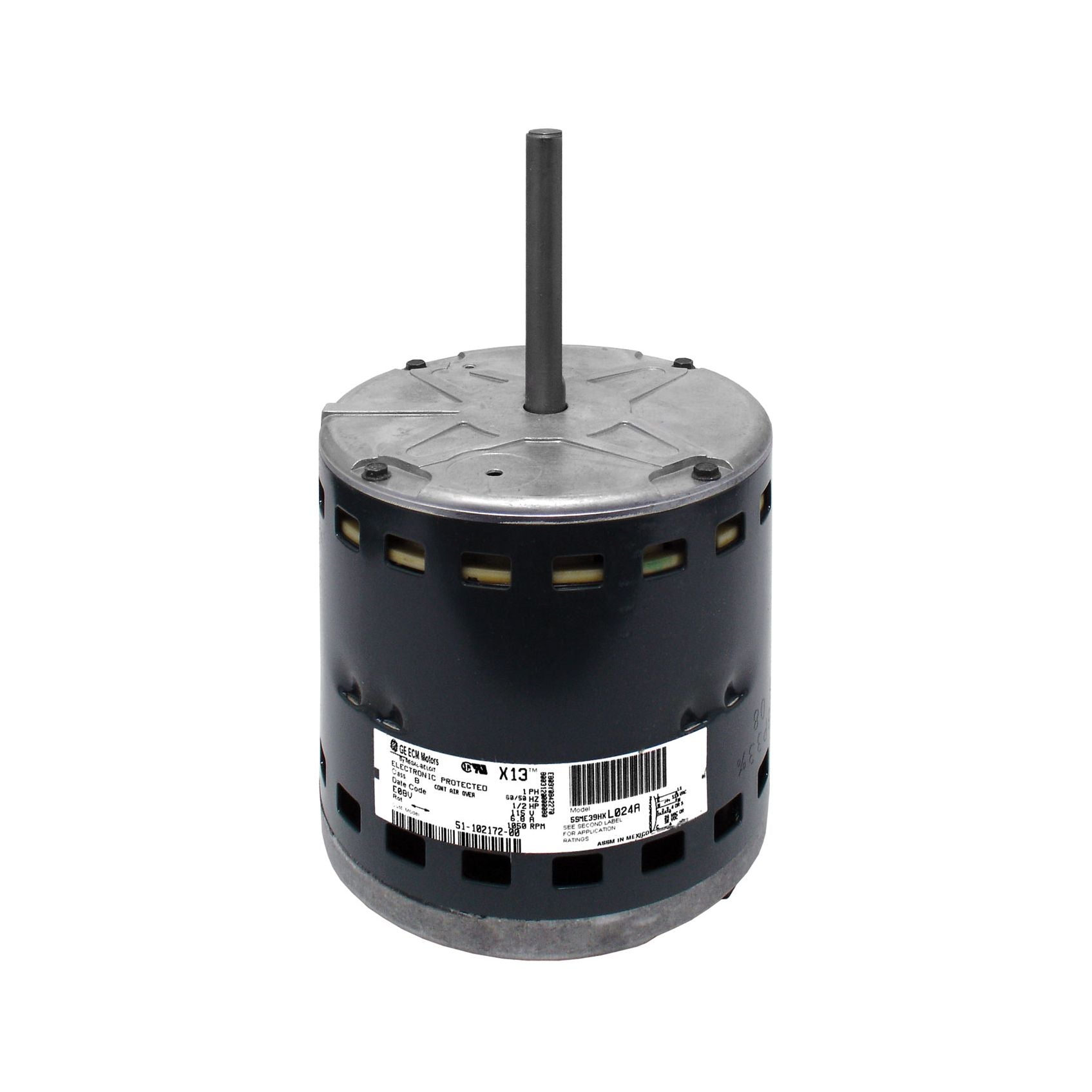 51-102172-09 - X-13 / Endura Pro 1/2 HP Blower Motor - 1 Phase - Varia ...