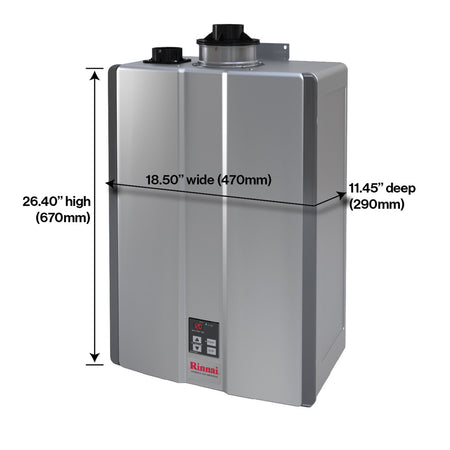 Rinna RU199IN 199,000 BTU Super High Efficiency NG Tankless Water ...