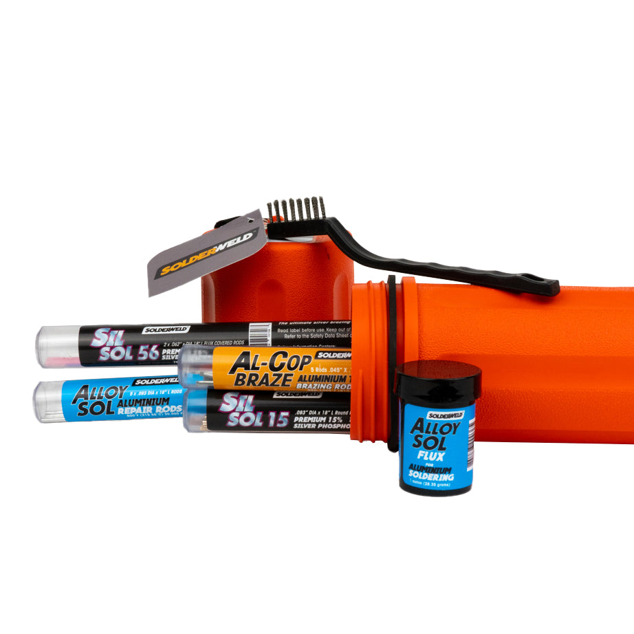 SolderWeld All-In-One Brazing Kit Canister Sil Sol 15% - SW-HVAK15 ...