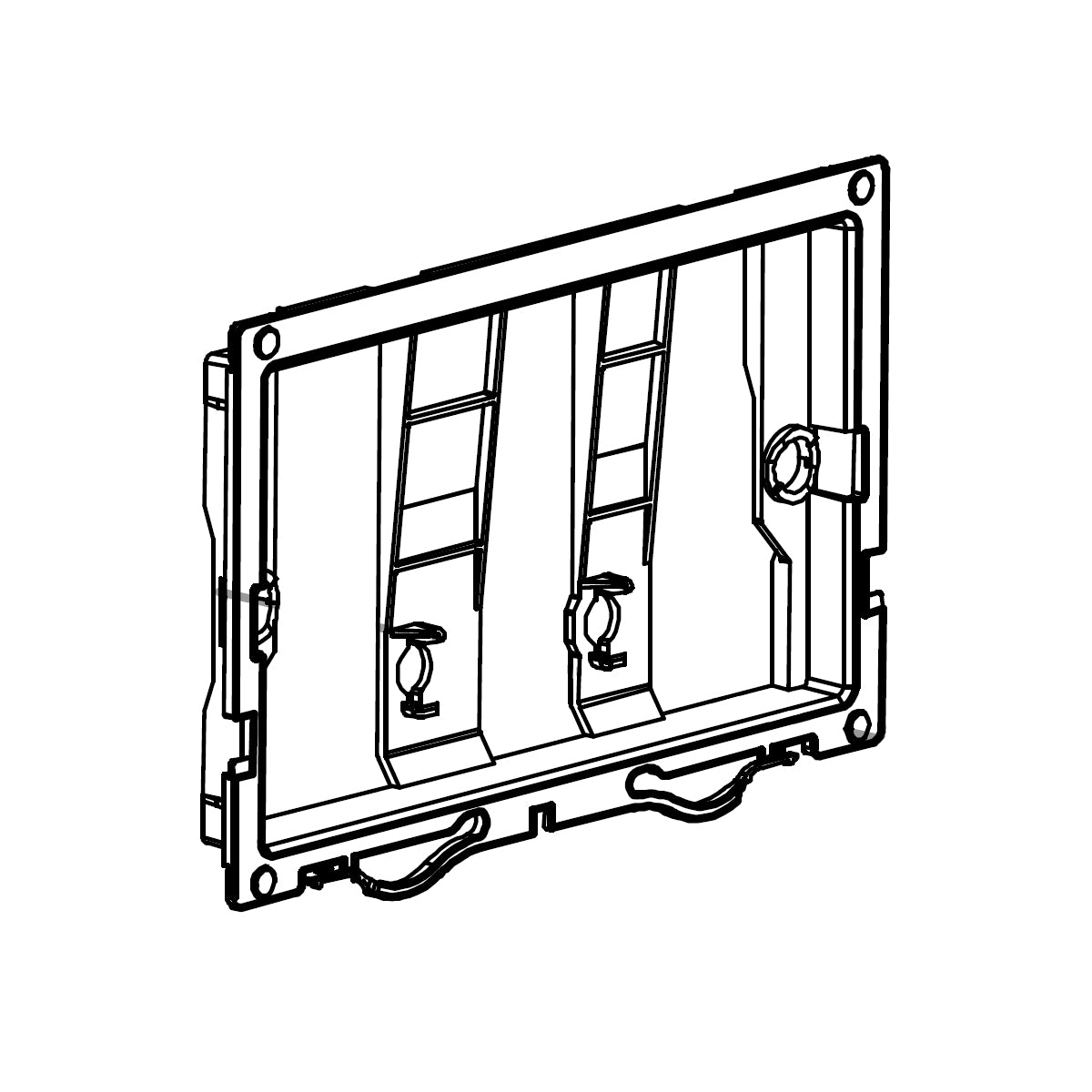 THU656-A - Panel Receiver For Push Plate – SupplyStop.com