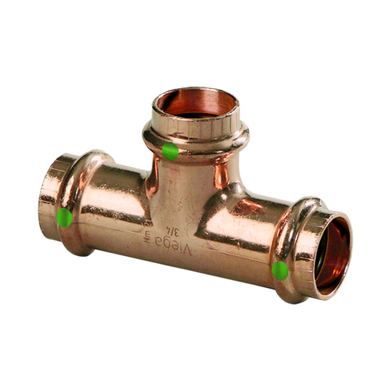 15503 - 1-1/2" ProPress Tee - Copper – SupplyStop.com