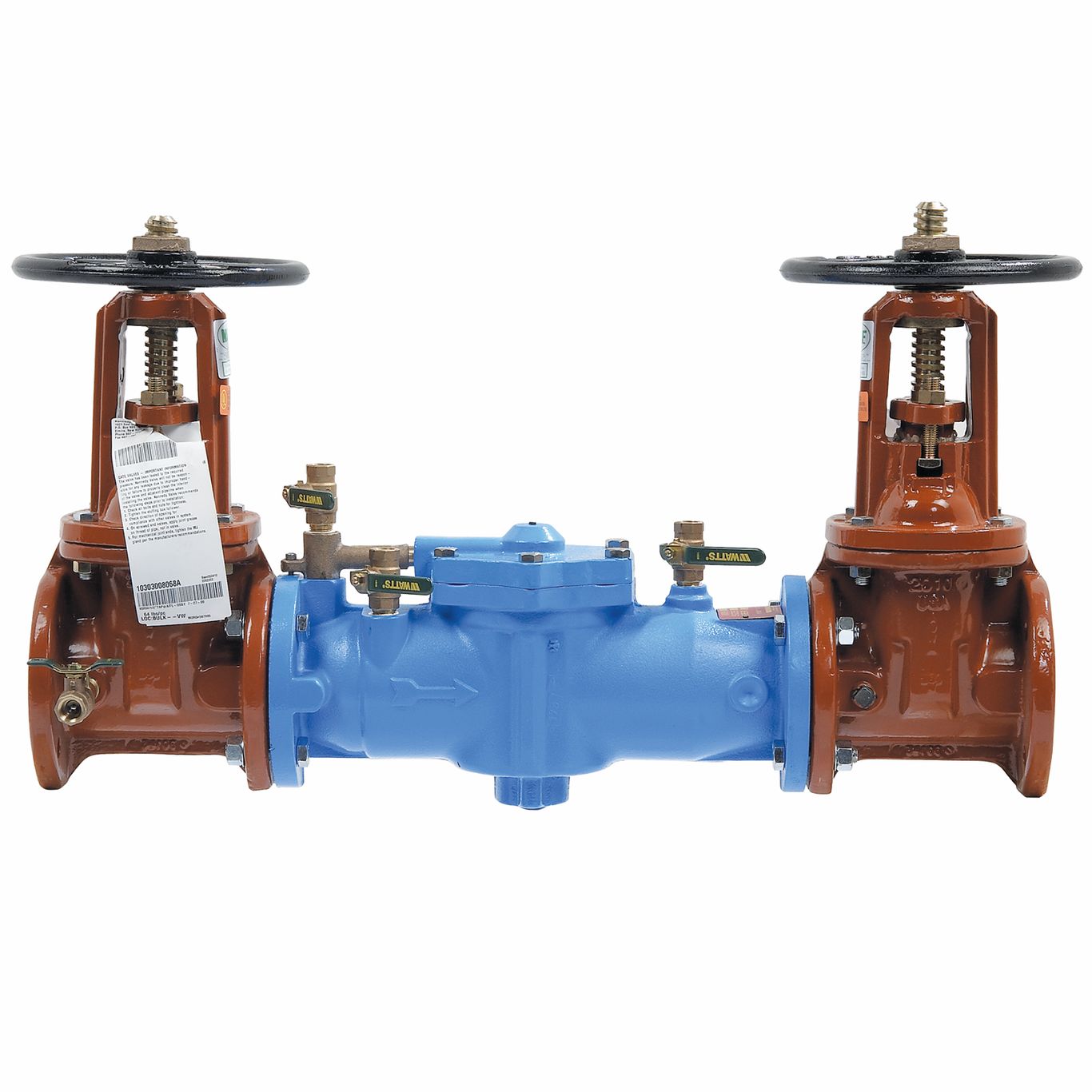 0122643 - 2 1/2 In Cast Iron Reduced Pressure Zone Backflow Preventer ...