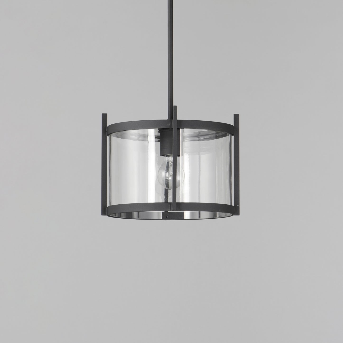 Maxim Lighting 30061CLBK - Belfry 12" Flush Mount Ceiling Light - Black ...