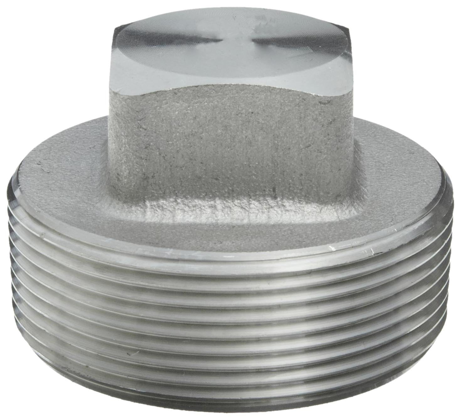 3617HD-24 - 1-1/2" Threaded Hex Head Plug, 316/316L Stainless Steel ...
