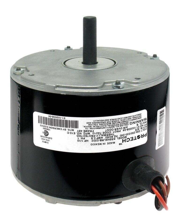 Condenser Motor - 1/10 HP, 1 Phase, 1 Speed, 220V, 825 RPM – SupplyStop.com