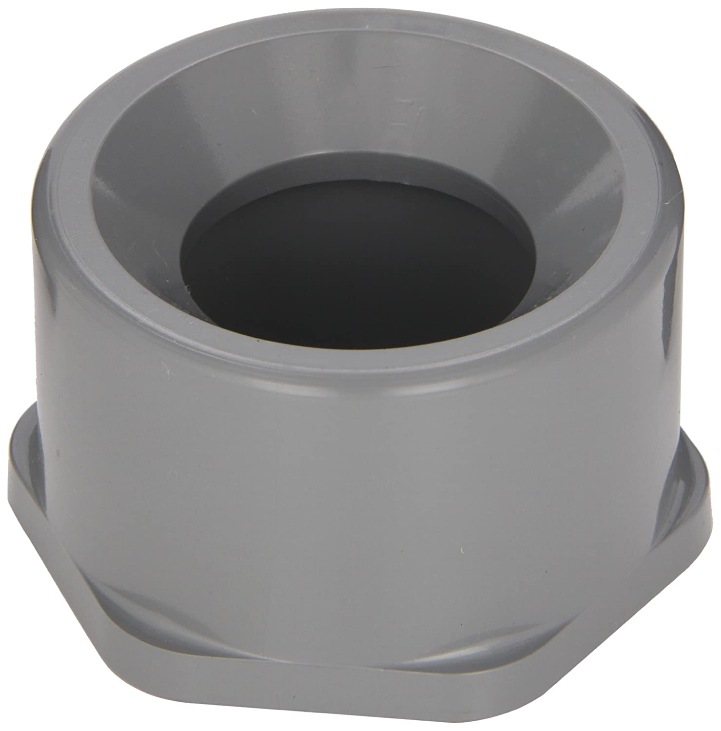 837-101C - PVC Pipe Fitting, Bushing, Schedule 80, 3/4" Spigot x 1/2 ...