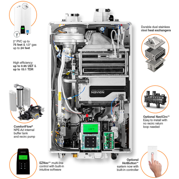 Navien: Discover Advanced Tankless Water Heaters & Combi Boilers ...