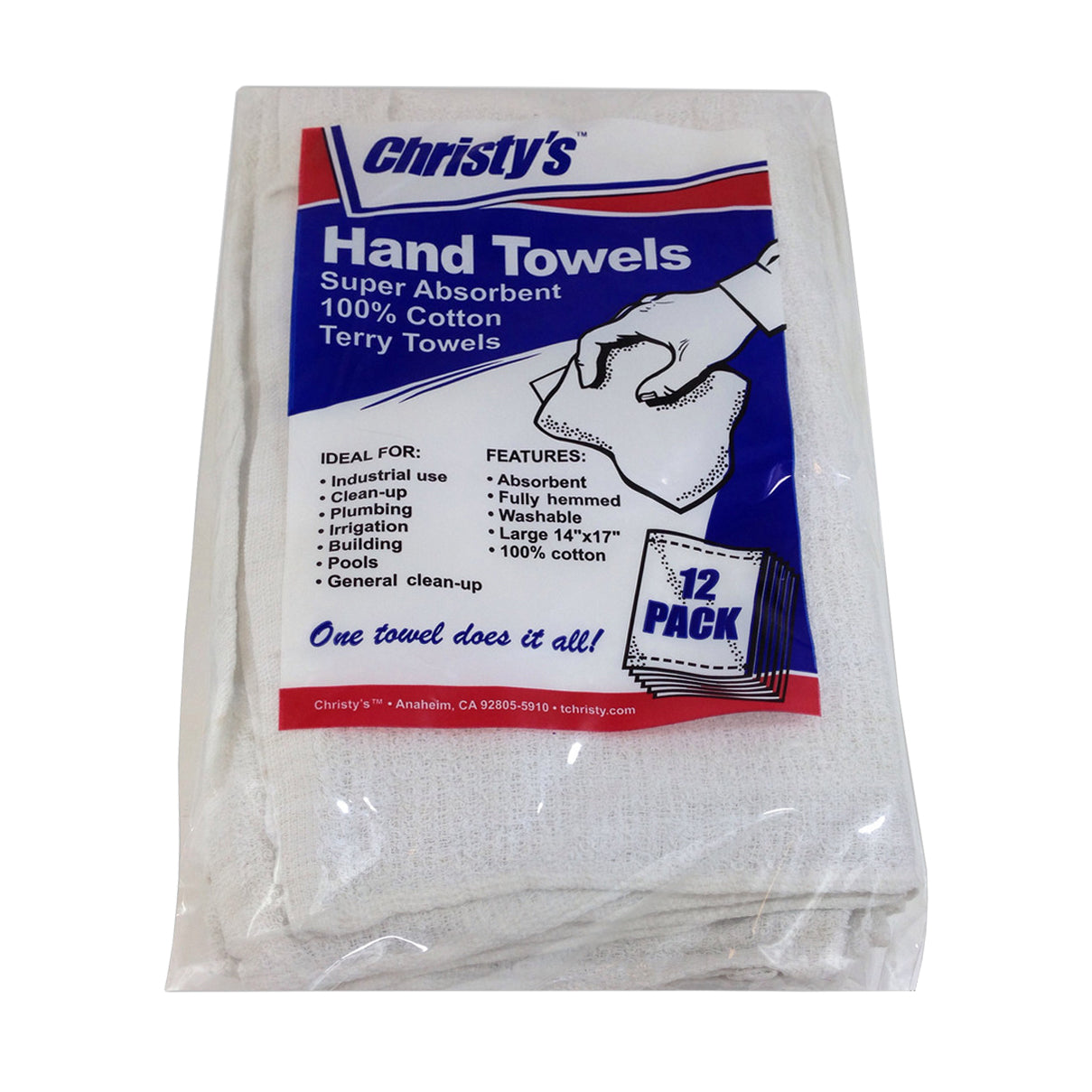 Christy's Heavy Weight Industrial Terry Towels - 1 Pound – SupplyStop.com