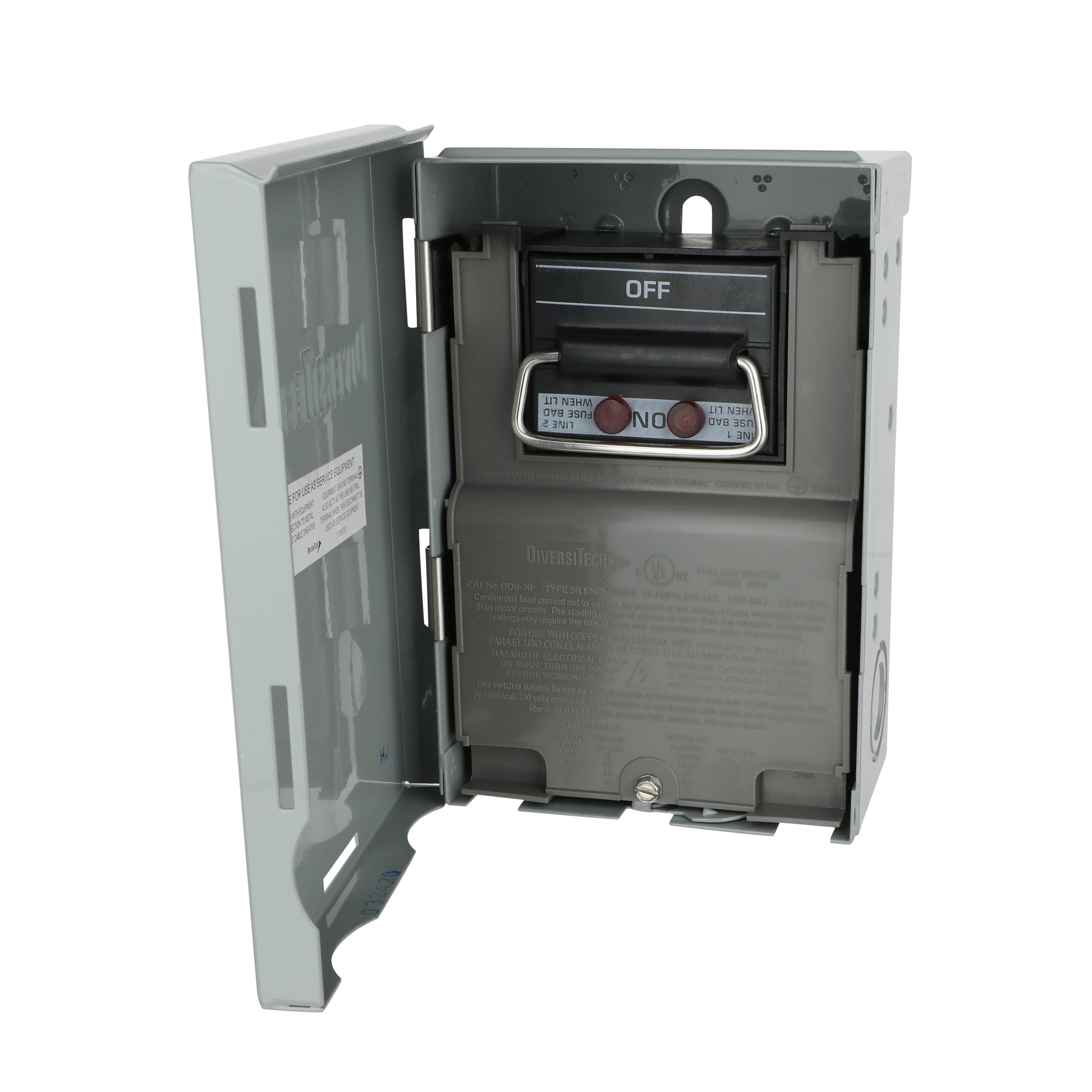 DDS-30 - 30A Fusible Pull-Out Disconnect Switch – SupplyStop.com