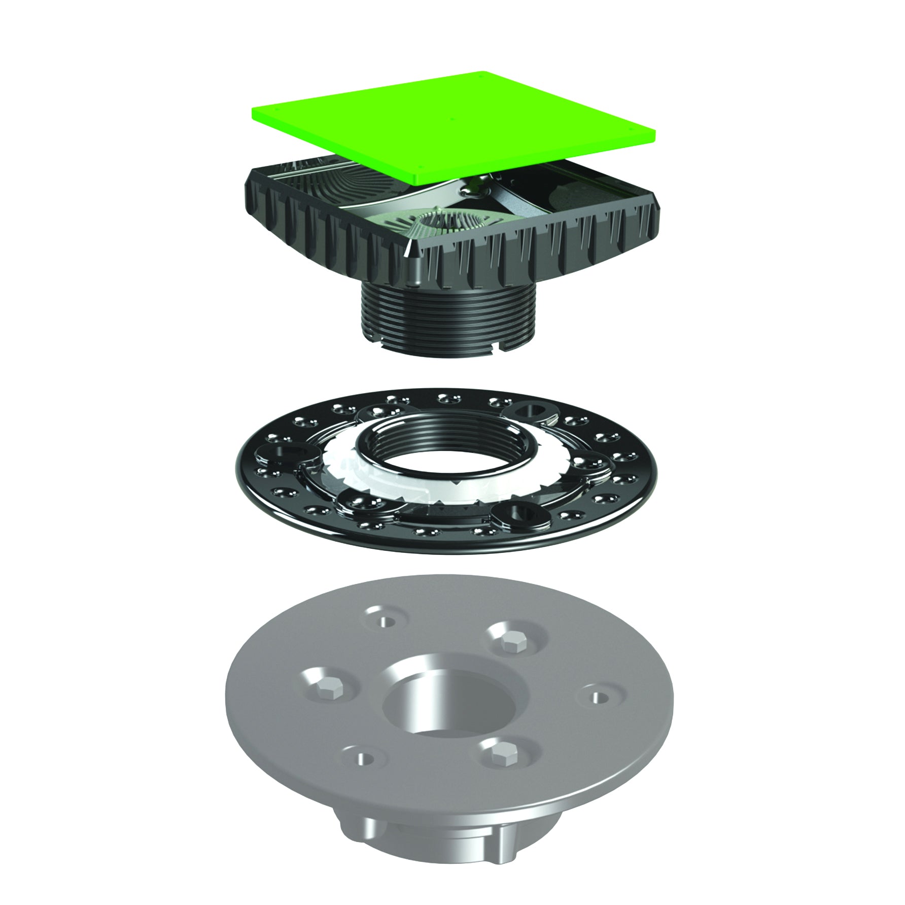 E208 - Hot Mop Adapter Kit, includes Hot Mop Plate and Square Riser ...