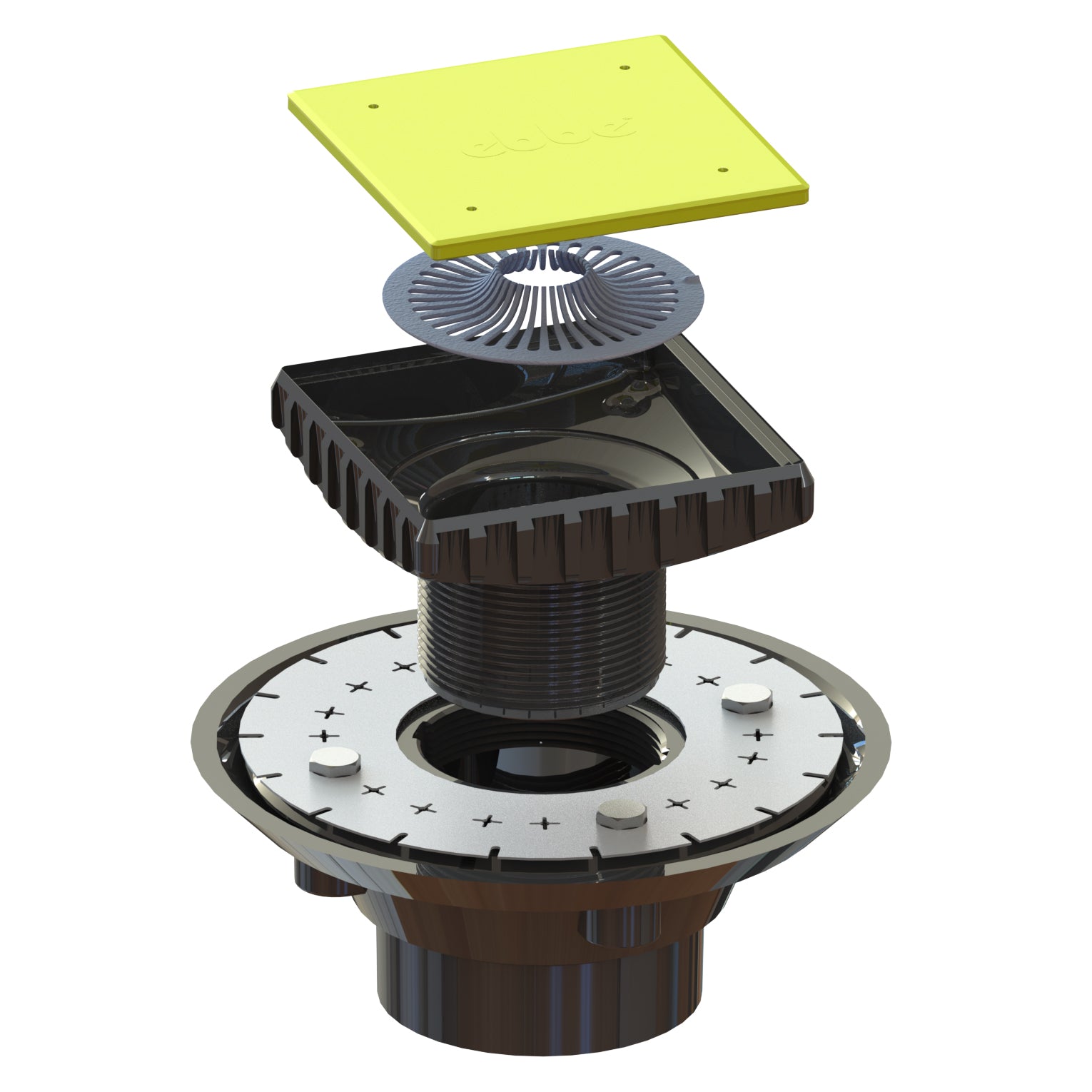 E4022 - ABS Clamp Collar Drain Kit, includes ABS Clamp Collar Drain Ba ...