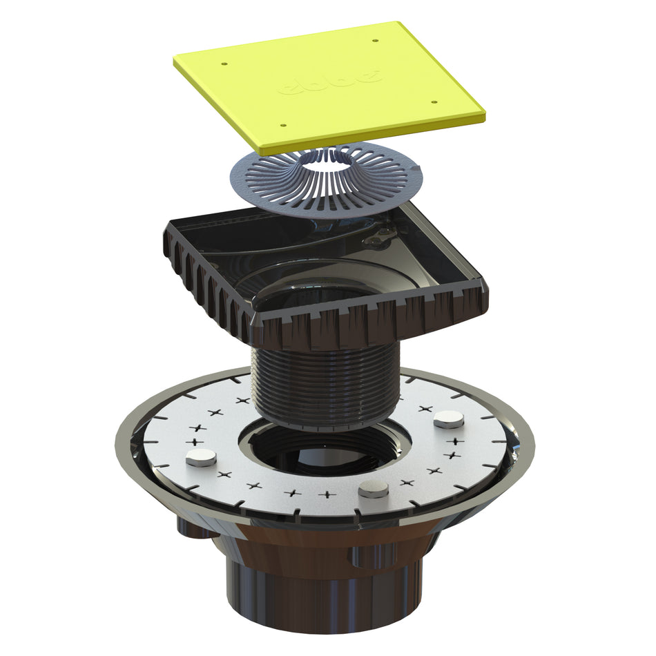 Ebbe Square Shower Drains | PRO and UNIQUE Drain Covers – SupplyStop.com