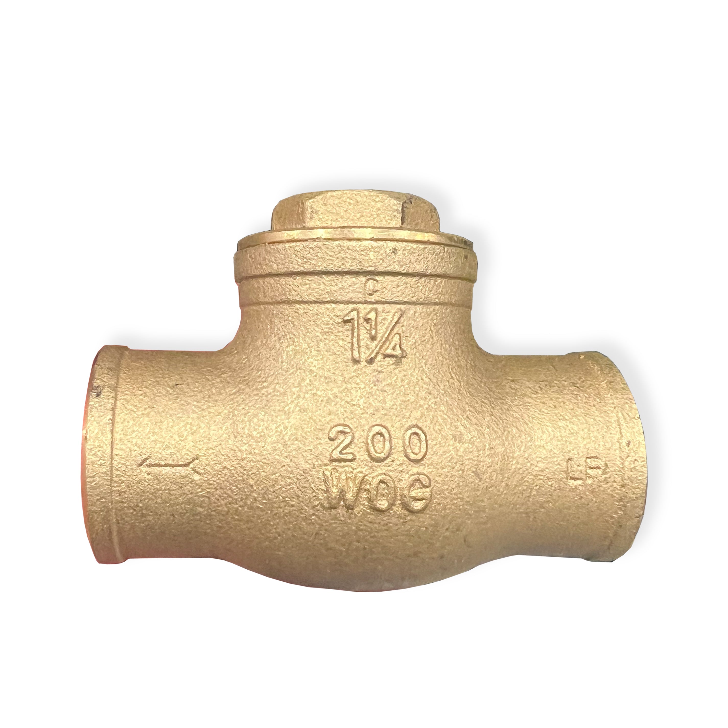 521C03LF - Lead Free Brass Swing Check Valve - Sweat x Sweat - 1/2 ...