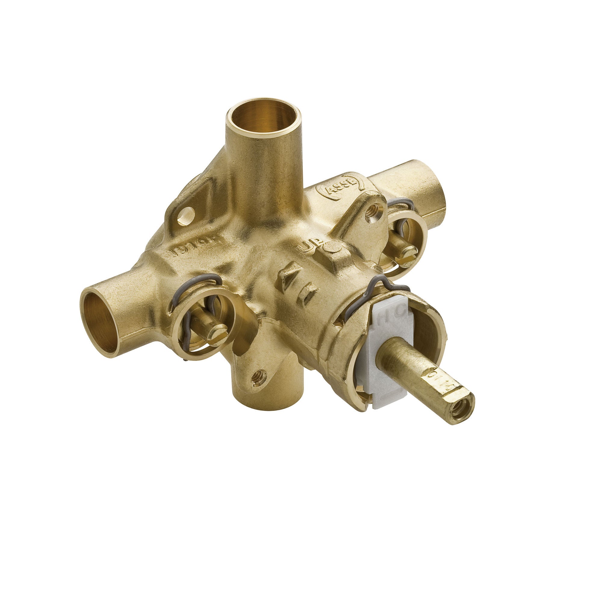 Moen 2570 M-Pact Pressure Balancing Rough-In Valve with Stops - 1/2 ...
