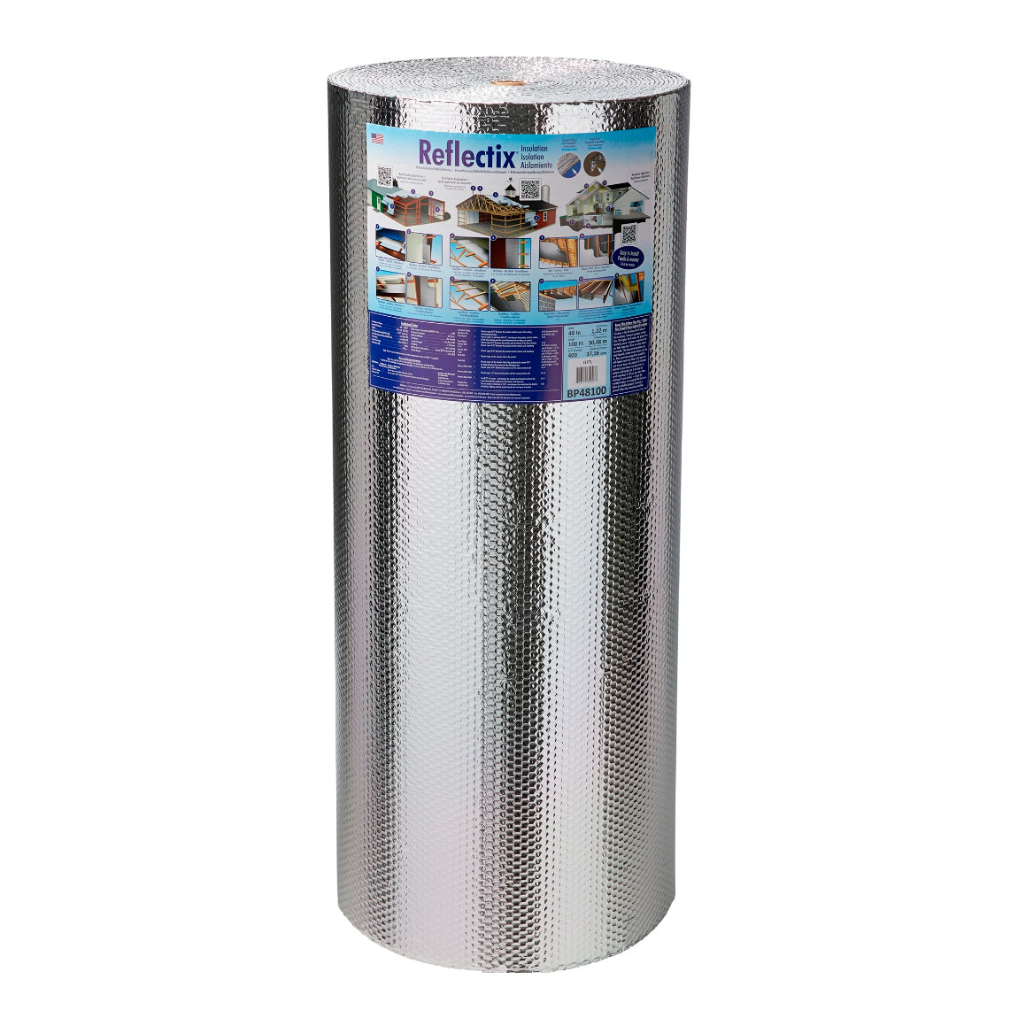 Double Reflective Duct Insulation - 48" x 100' – SupplyStop.com