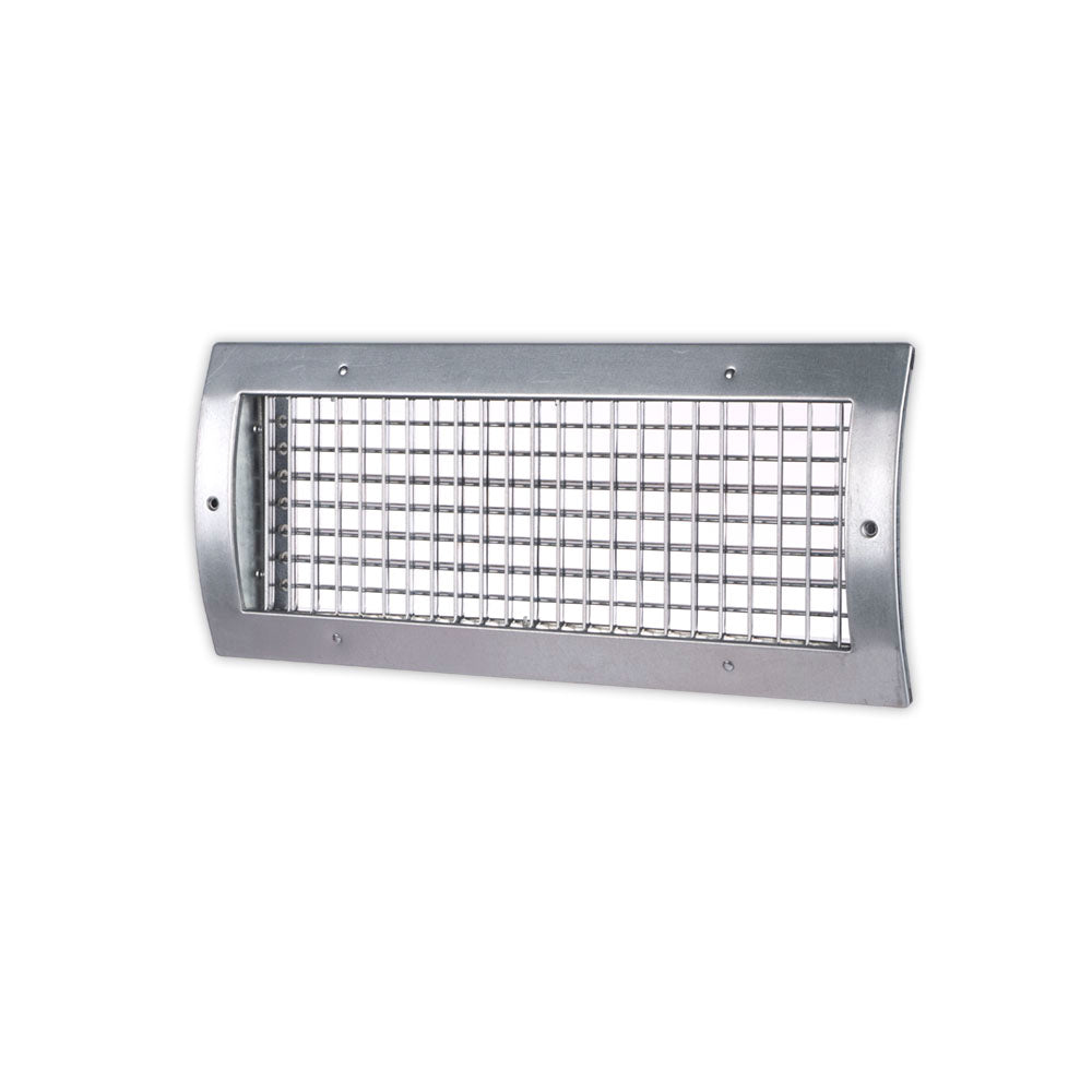 RS34 Series - 12" x 6" Radius Spiral Double Deflection Pipe Grille 14 ...