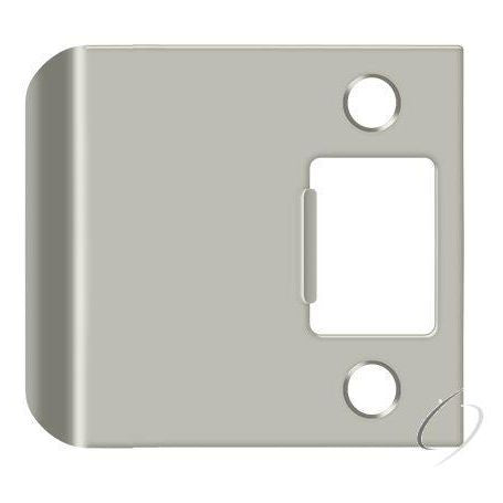 SPE250U15 Extended Lip Strike Plate; 2-1/2" Overall; Satin Nickel Fini ...