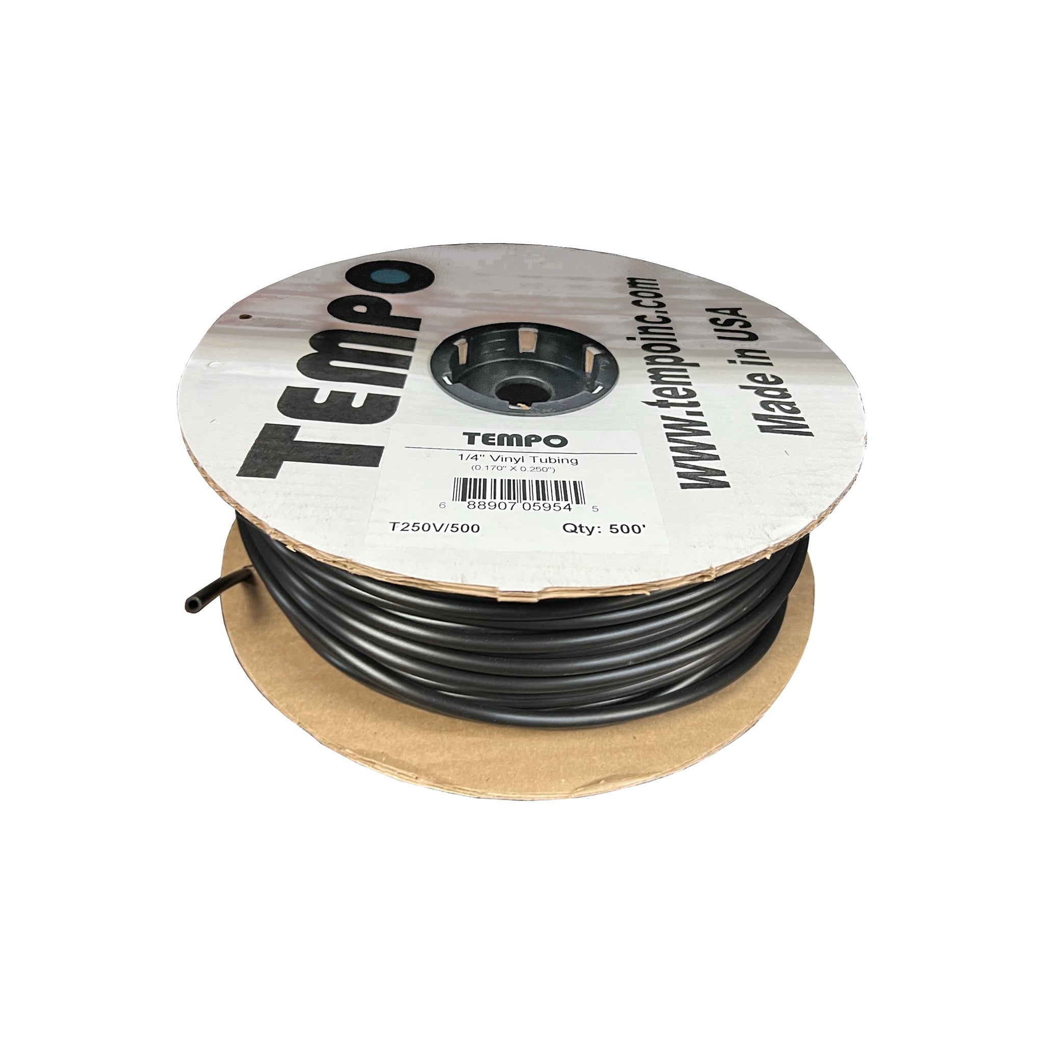 Vinyl Irrigation Drip Tubing - 1/4" x 500 Ft Roll | Tempo T250V/500 ...