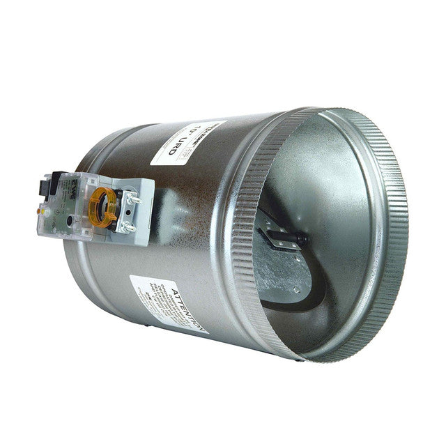 14" Round Motorized Damper - 24 Gauge – SupplyStop.com